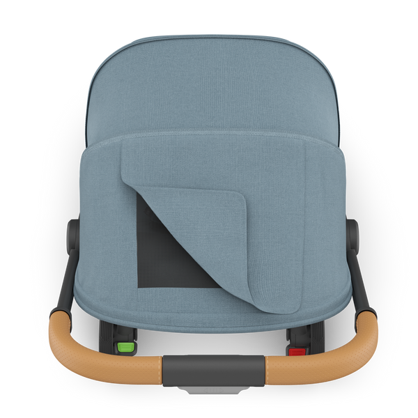 UPPAbaby Minu V3 Compact Stroller - Dillan (Stone Blue / Carbon Frame ...